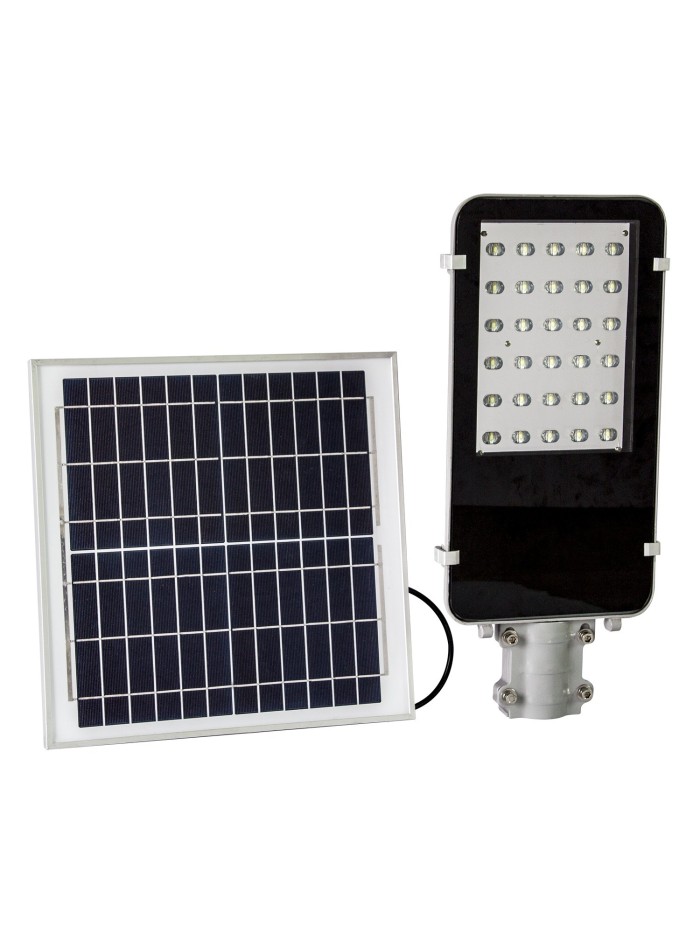 Lámparas Luminarias Solares Led 15W Con Panel Solar Exteriores y Jardín ...