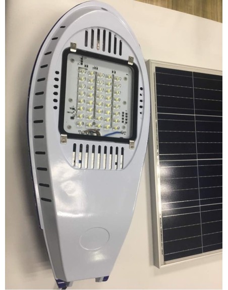 Luminaria Led Solar 40W De Potencia Low Cost para Exterior y Jardin con ...